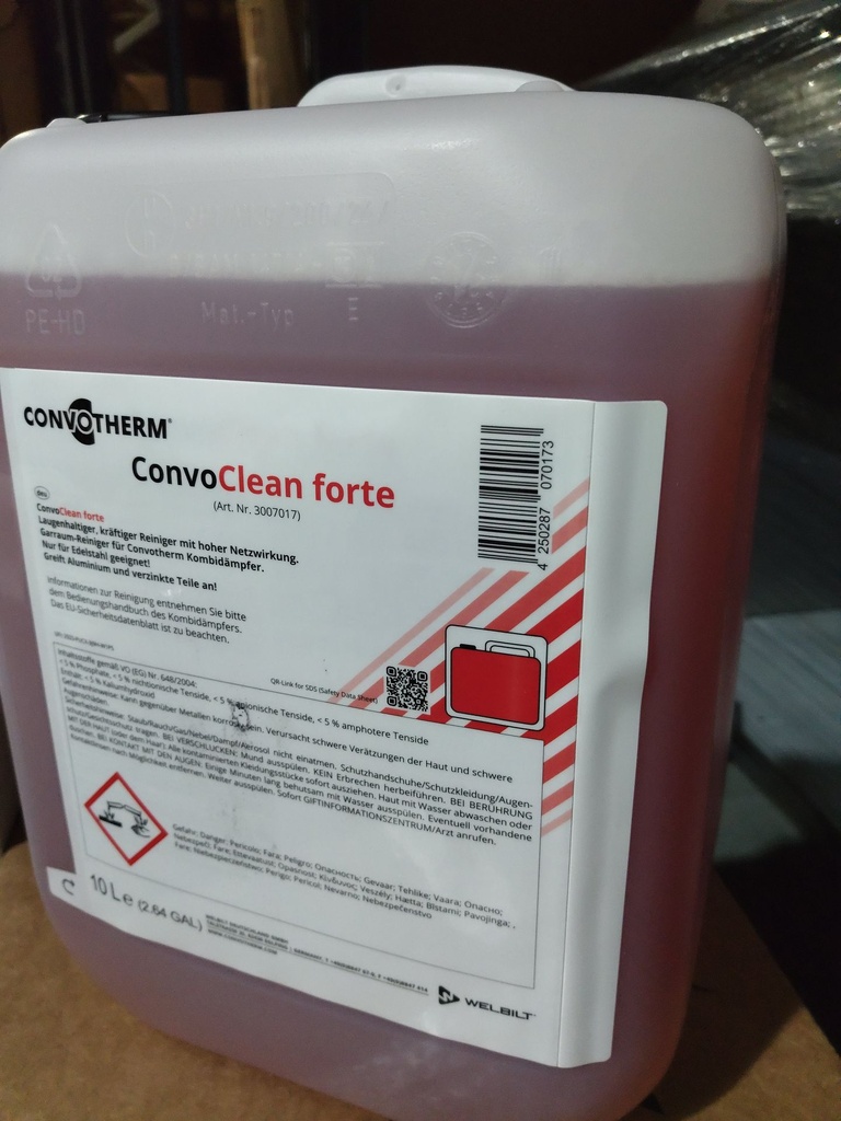 Limpiador de horno combi x 10 litros CONVOClean Forte - Convotherm ...